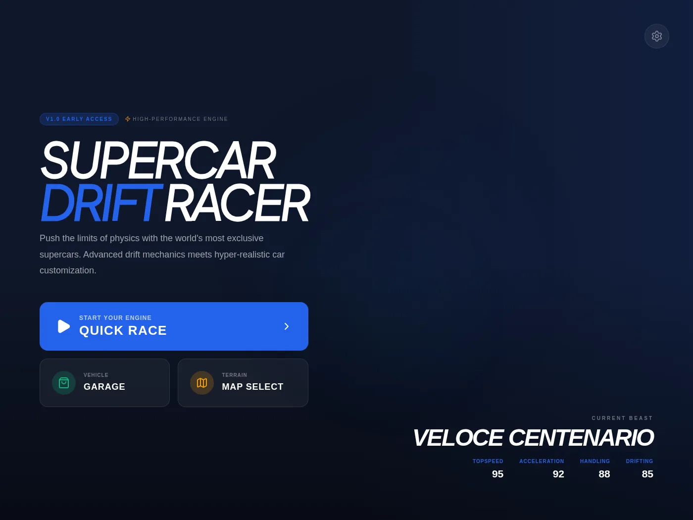 Supercar Drift Racer