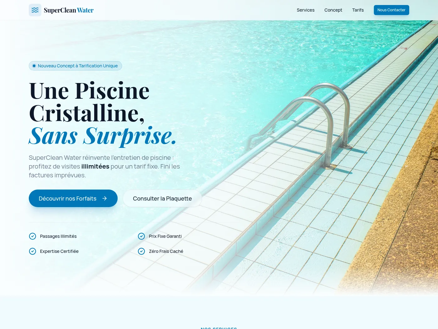 SuperClean Water Landing