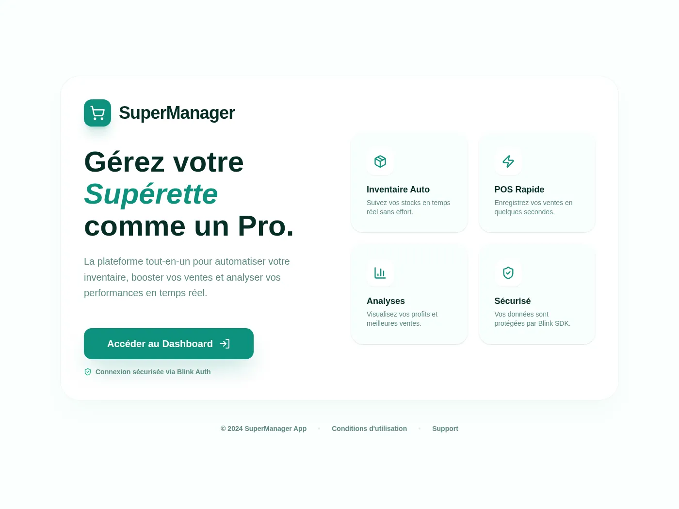 Supérette Manager