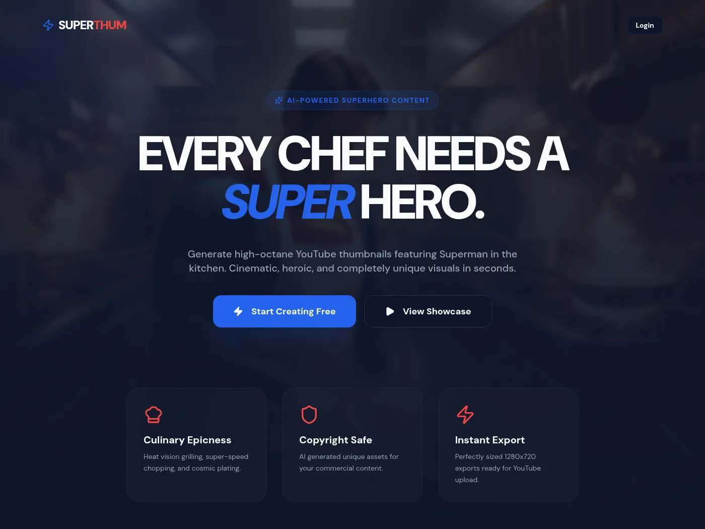 Superman Thumbnail Maker