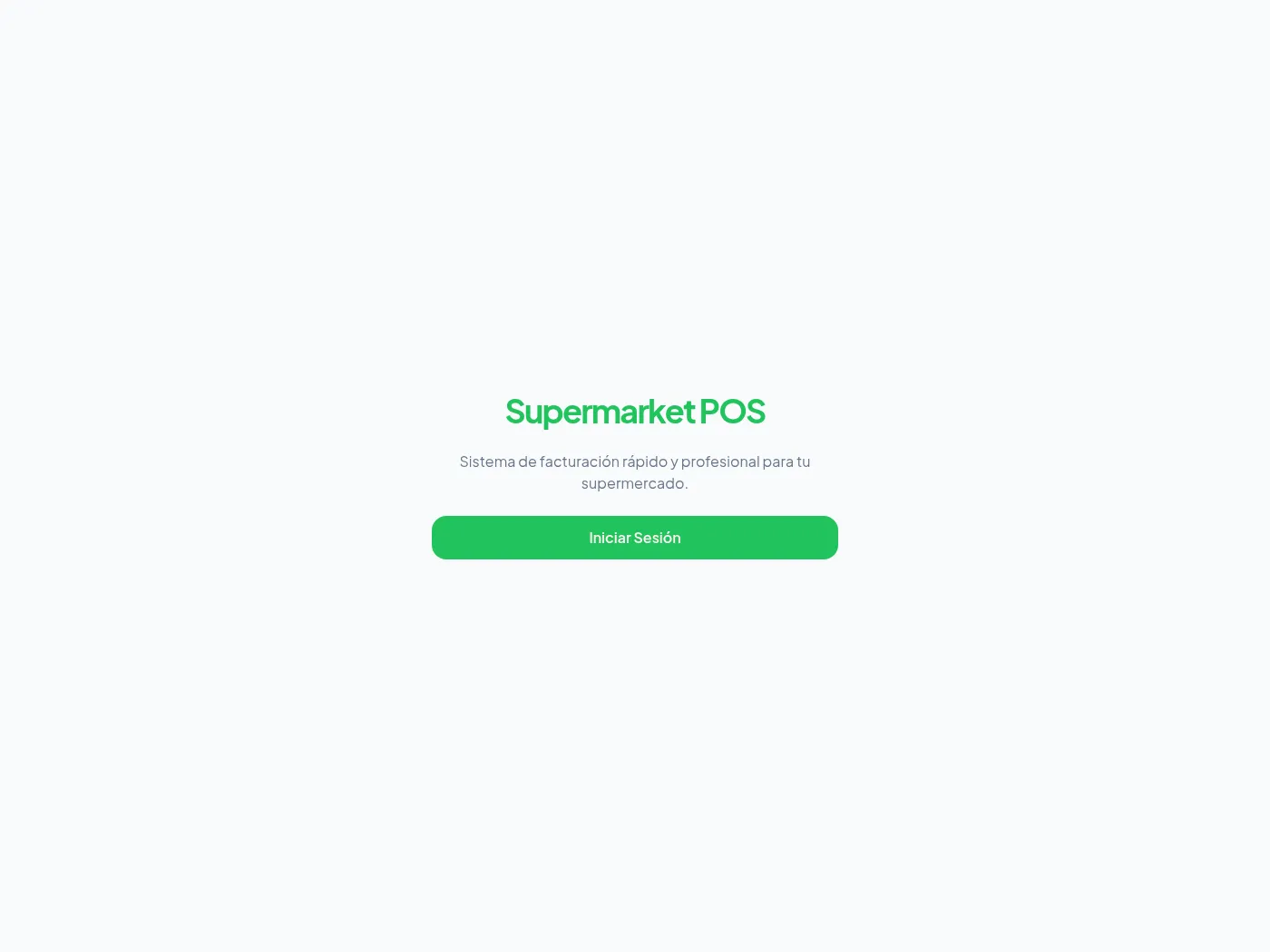 Supermarket Billing App