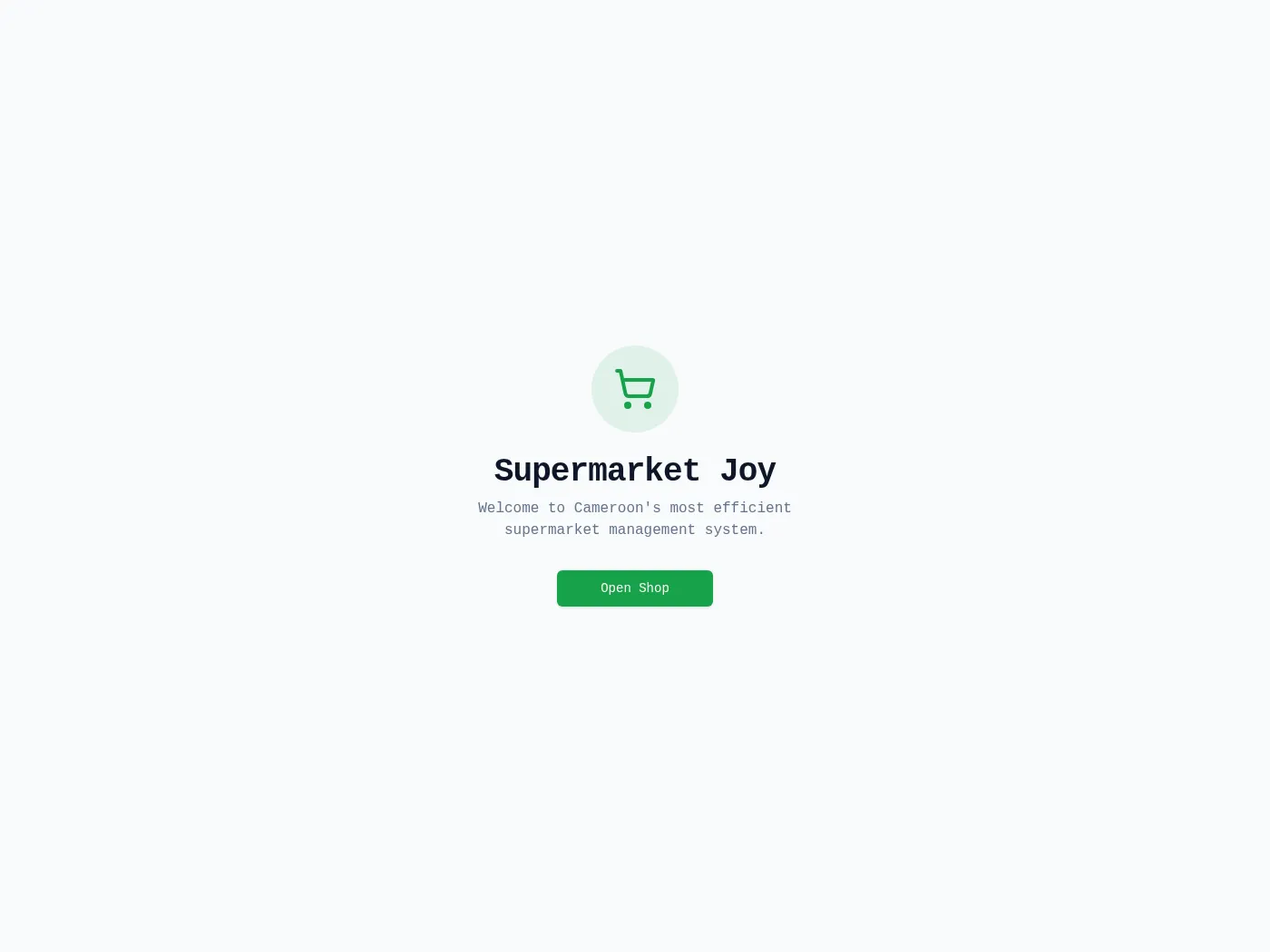 Supermarket Joy System