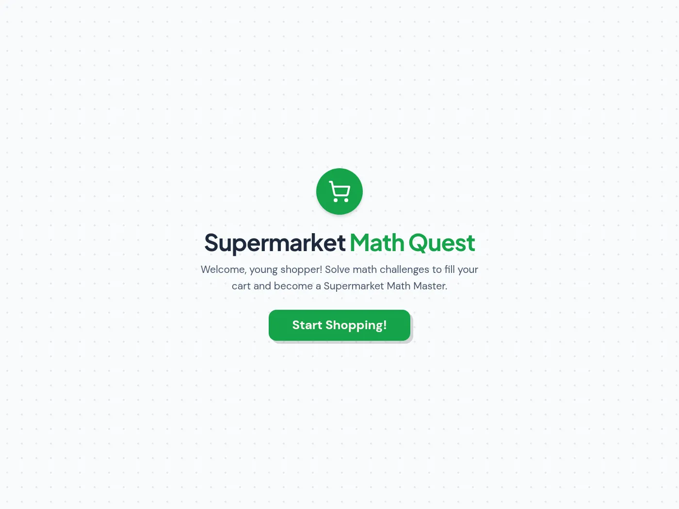 Supermarket Math Quest