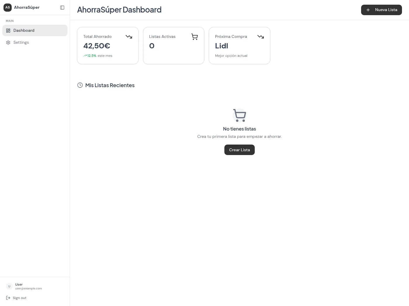 Supermarket Savings App