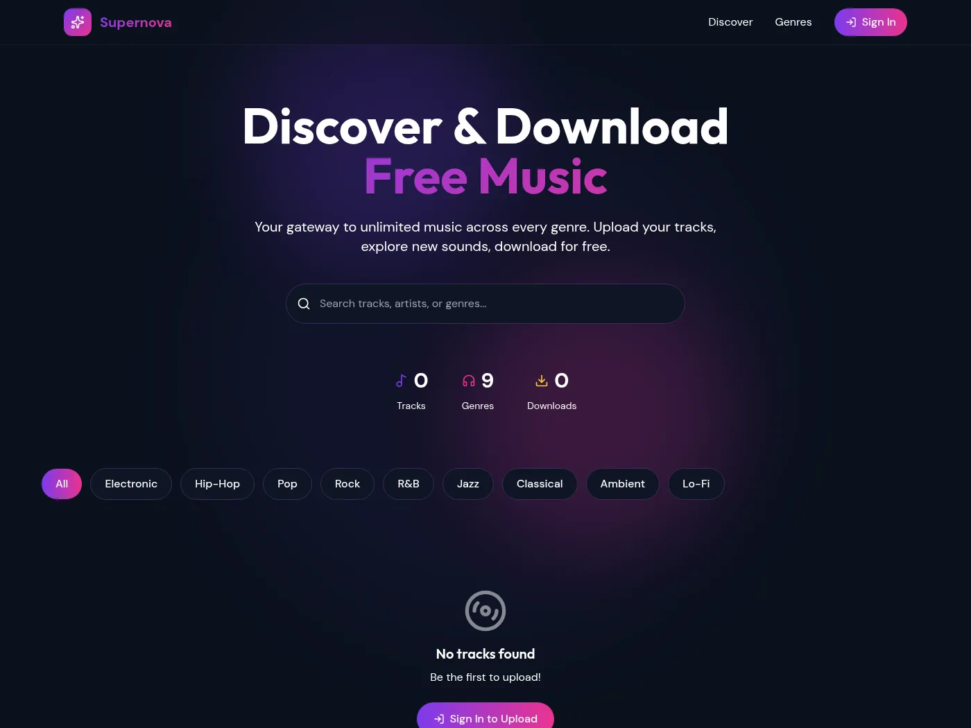 Supernova Music Hub