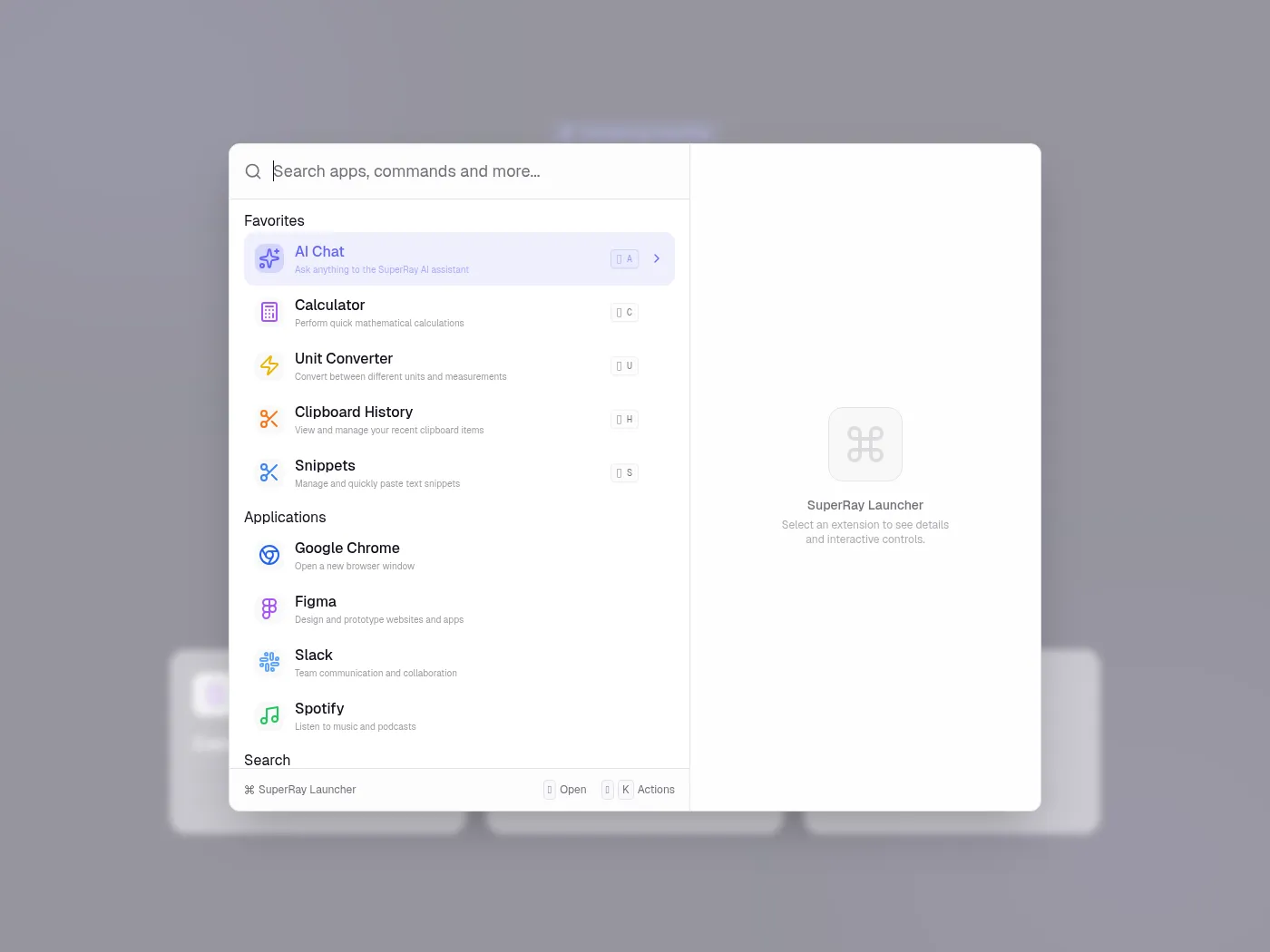 SuperRay Launcher