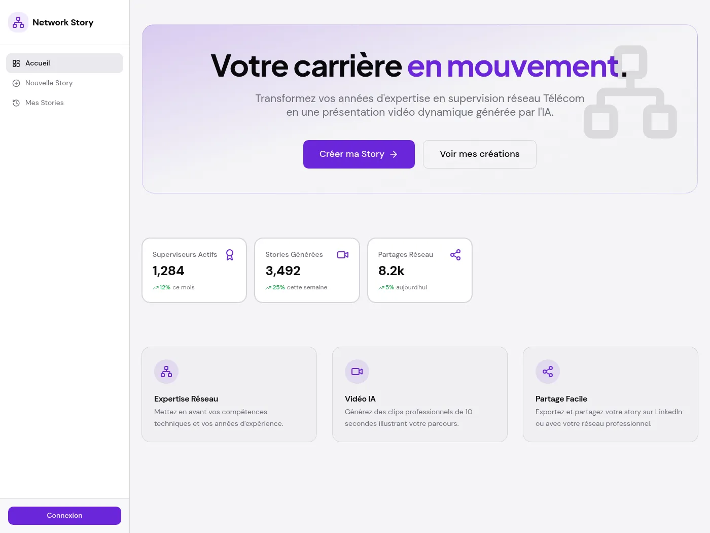 Superviseur Réseau Story