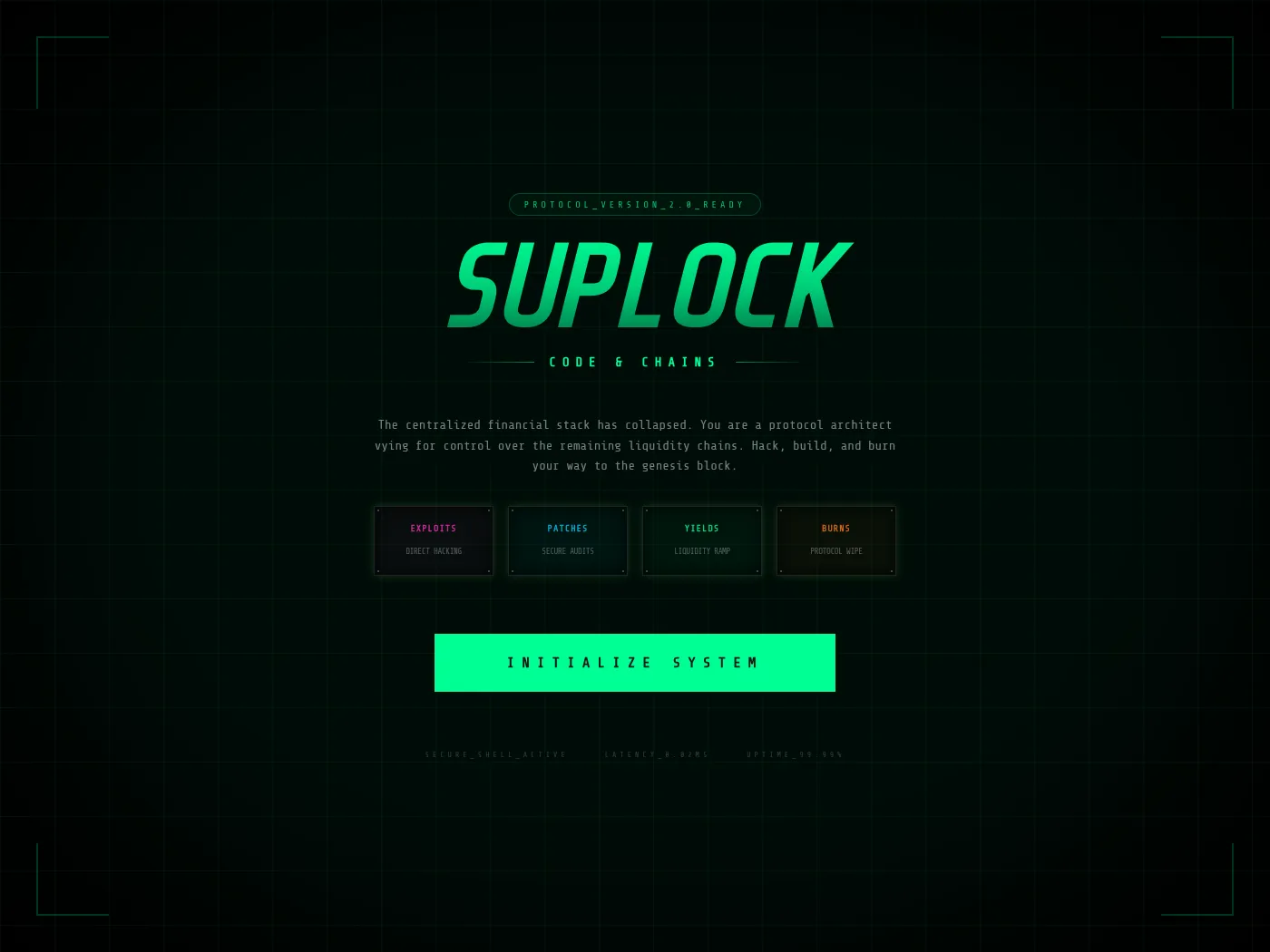 SUPLOCK: Code & Chains