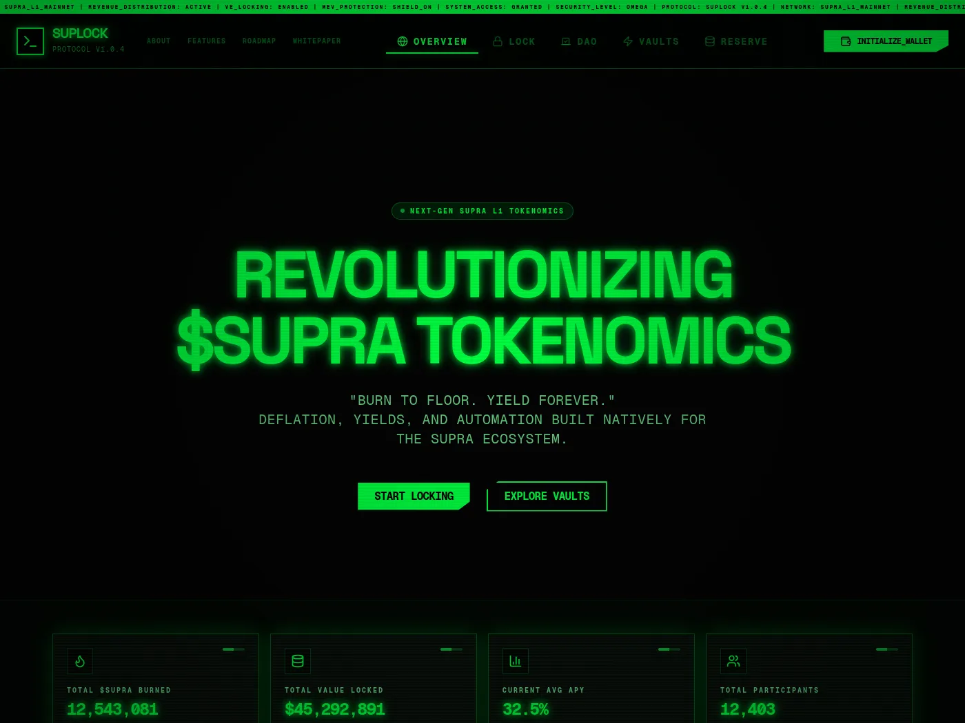 SUPLOCK Protocol (Remix)
