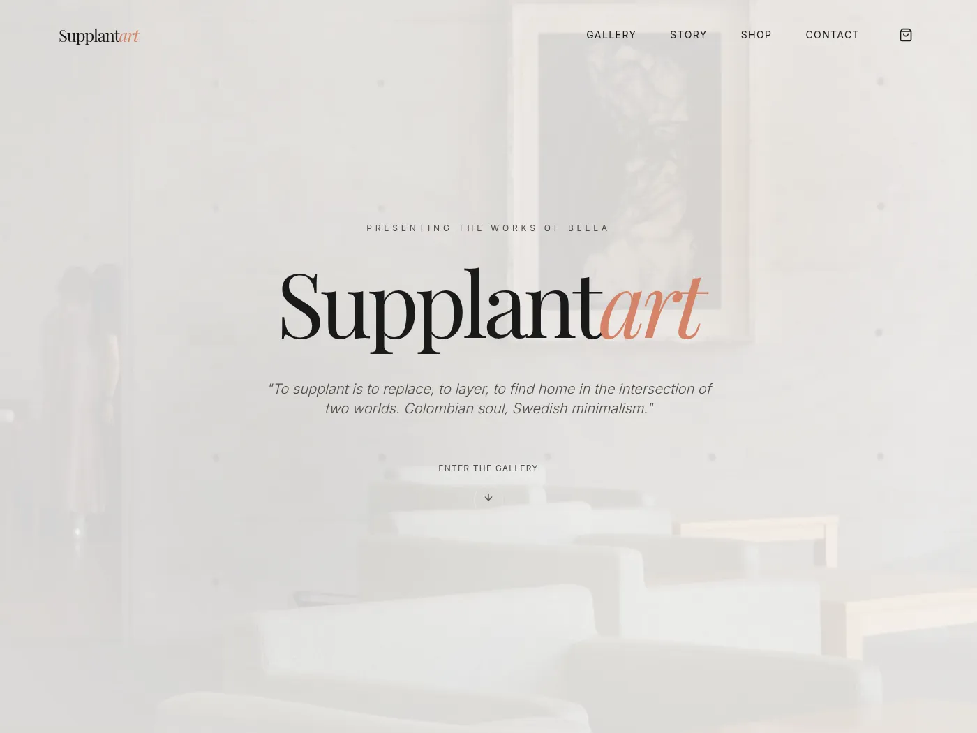 Supplantart Gallery Site