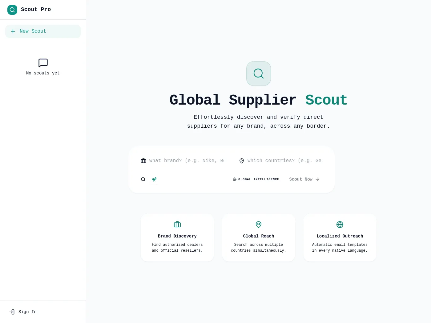 Supplier Scout Pro
