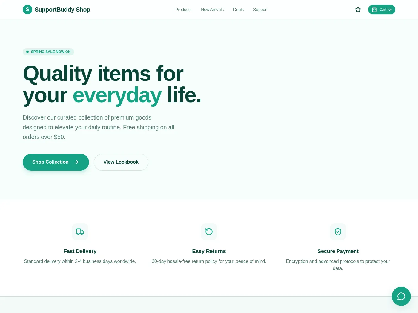 SupportBuddy Widget
