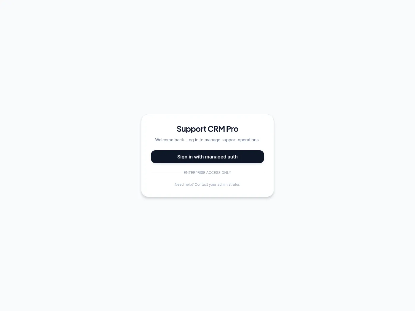 Support CRM Pro