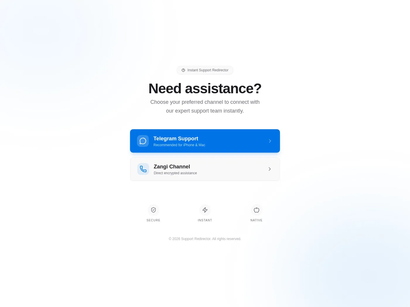 Support Redirector