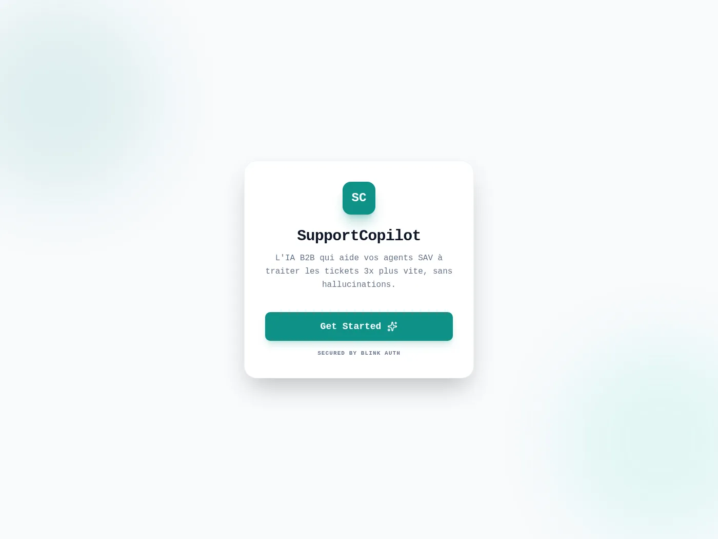 SupportCopilot B2B Assistant