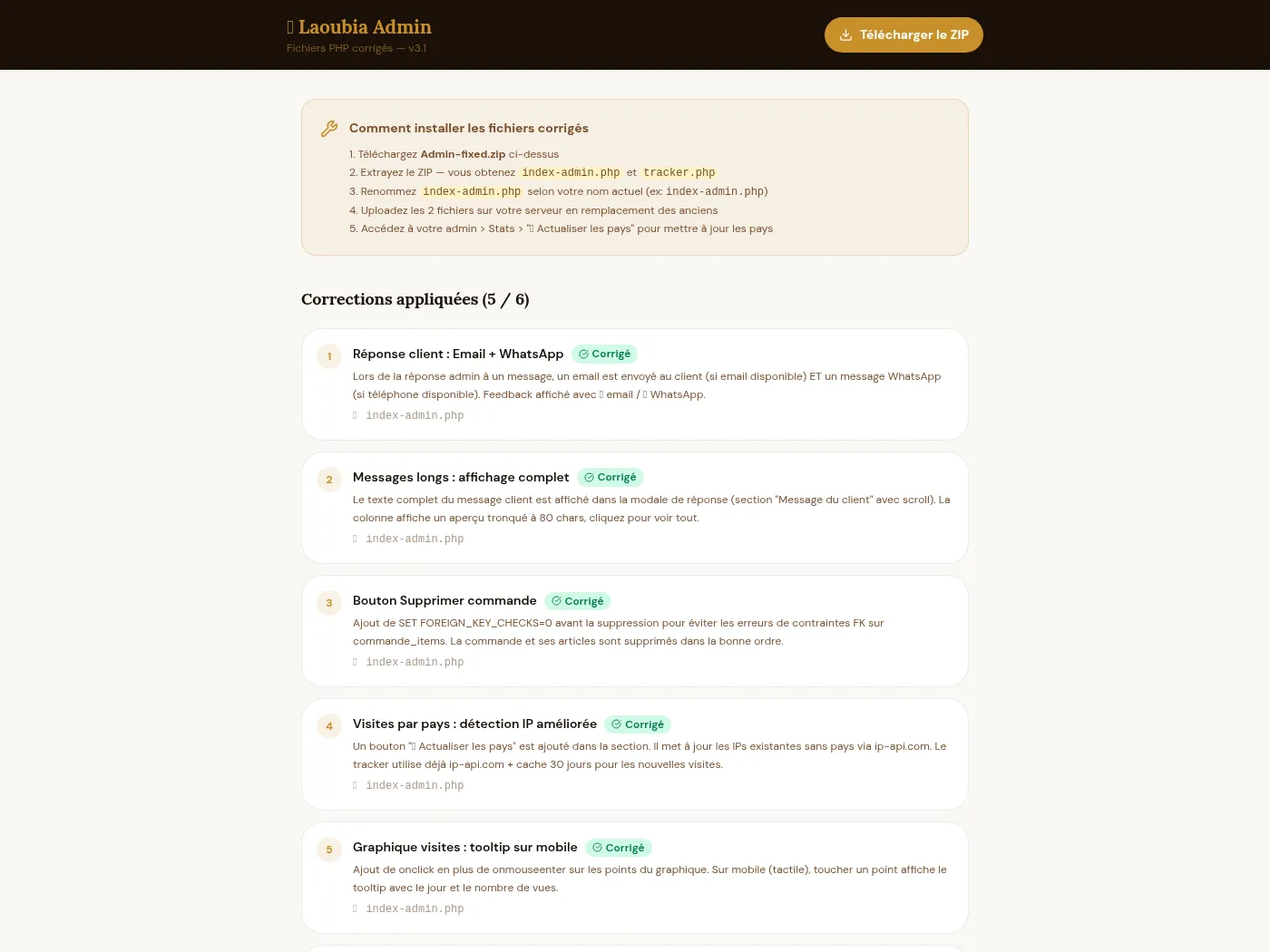 SupportFix Dashboard