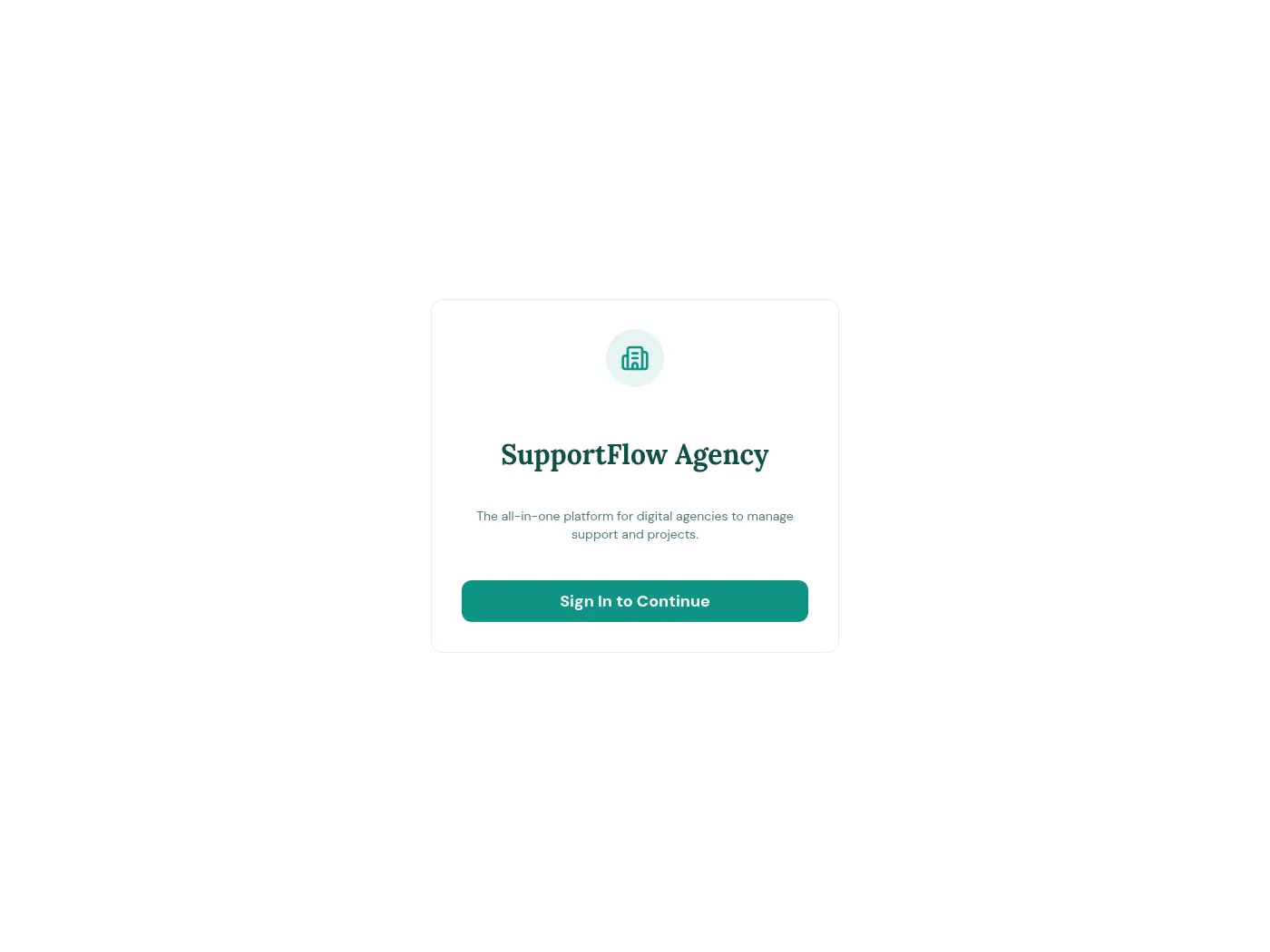 SupportFlow Agency Desk