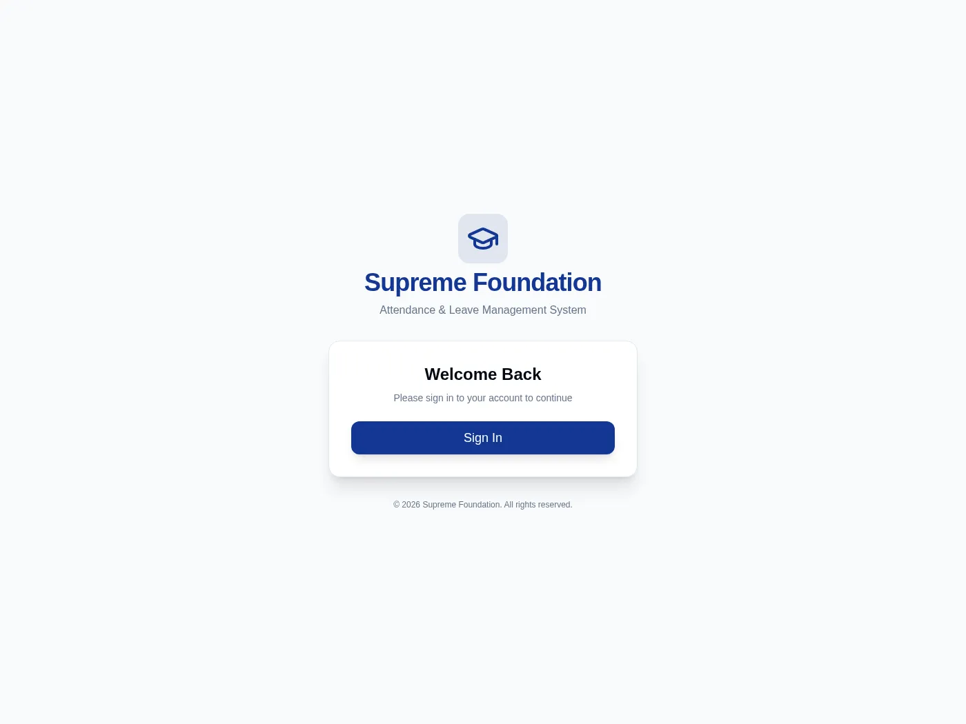 Supreme Foundation Admin Suite