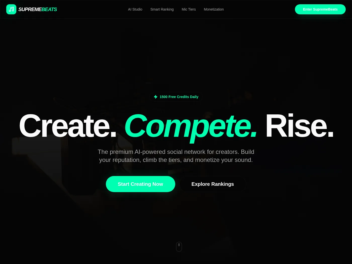 SupremeBeats AI Creator Network