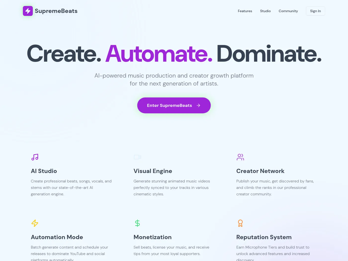 SupremeBeats Platform