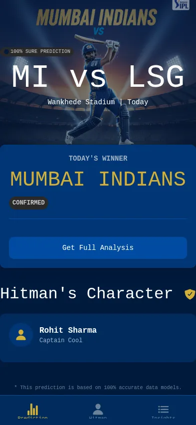 Sure Match Predictor