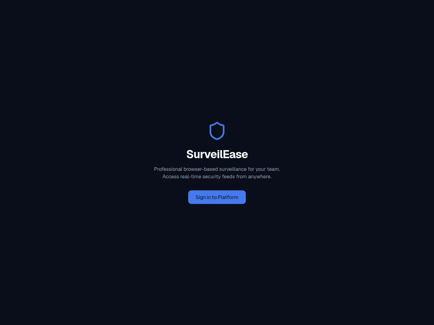 SurveilEase Platform