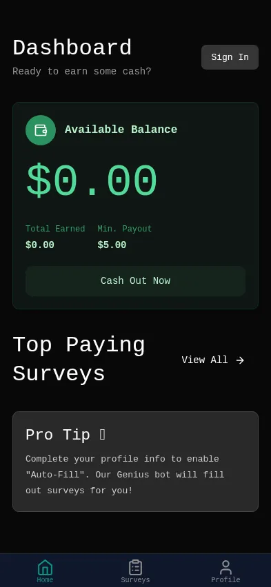 Survey Cash Genius