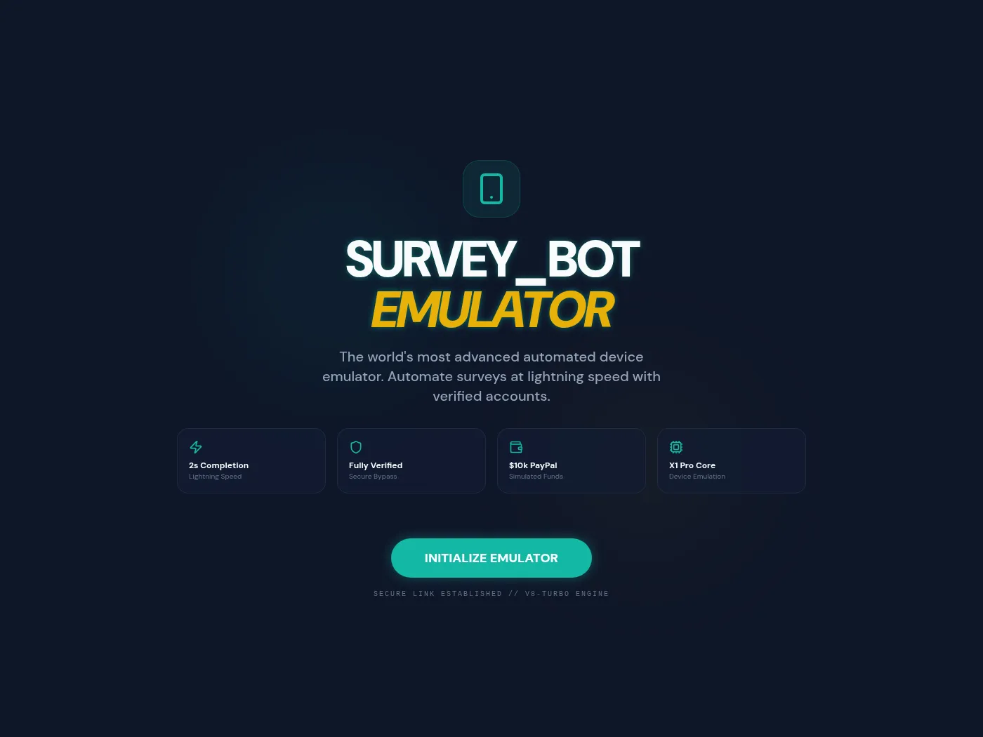 SurveyBot Device Emulator