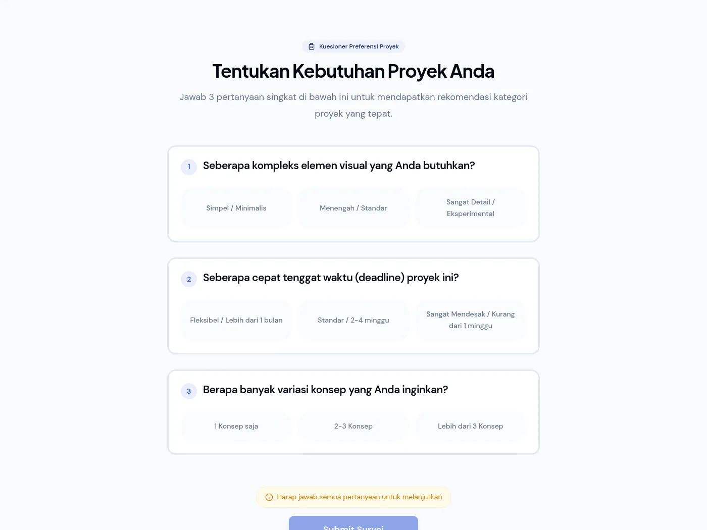 Survey Scoring SPA