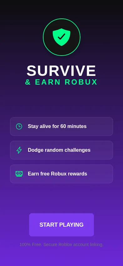 Survive & Earn Robux