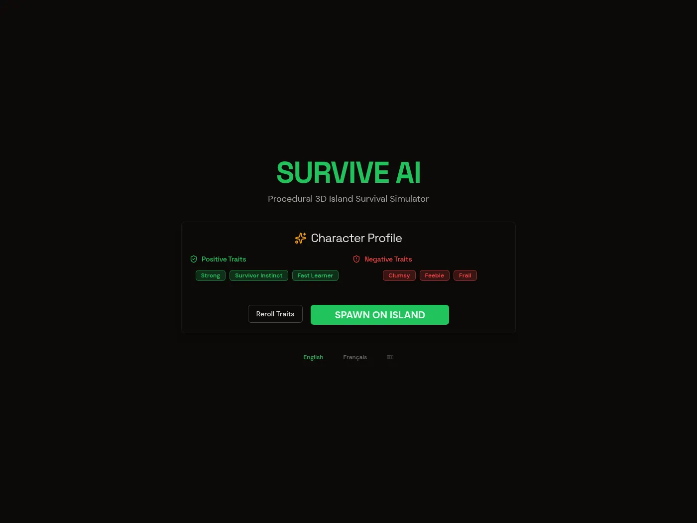 SurviveAI Island Creator