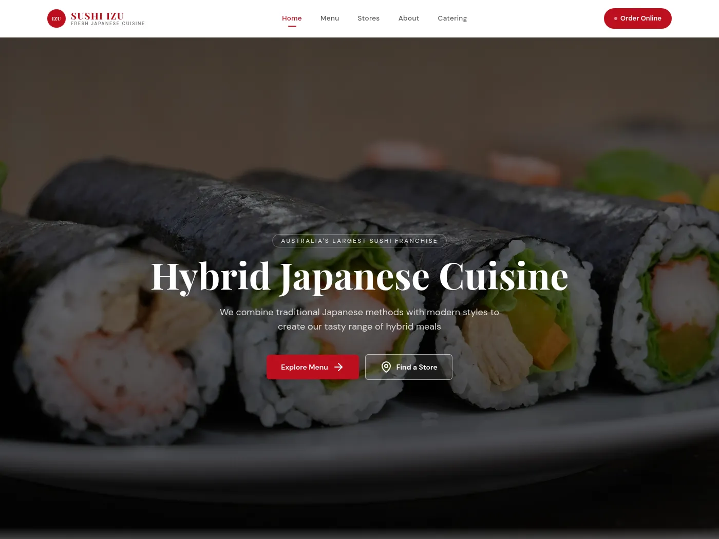Sushi Izu Website