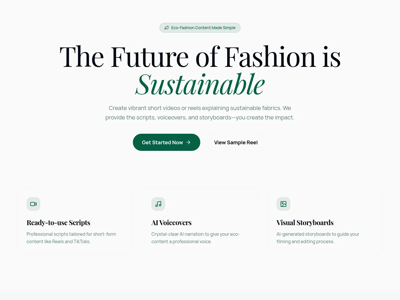 Sustainable Fabric Video Toolkit
