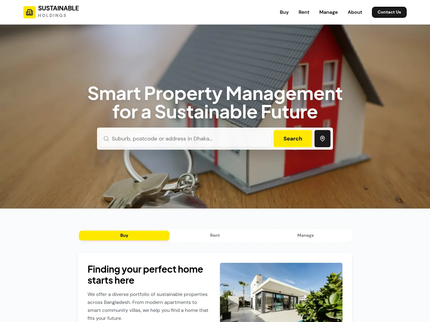 Sustainable Holdings Site