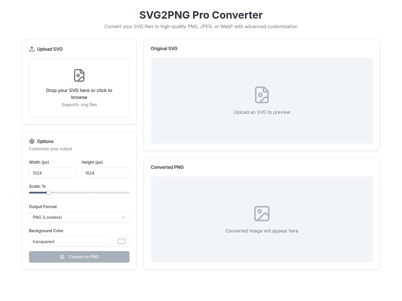 SVG2PNG Pro Converter