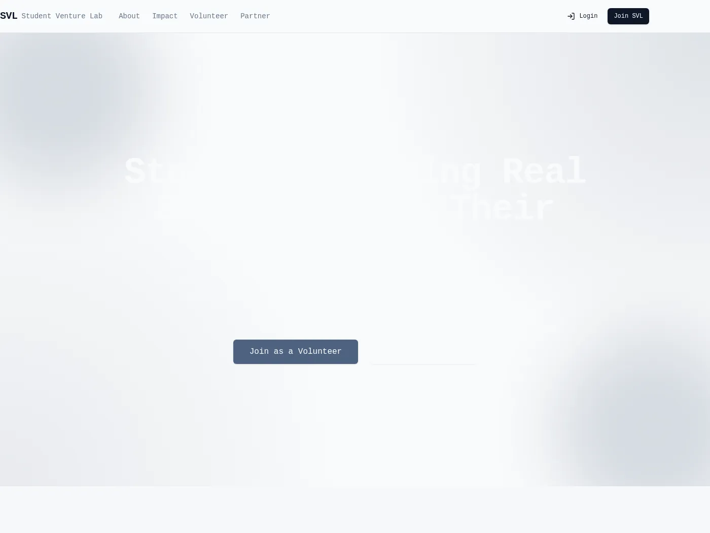 Student Venture Lab Portal