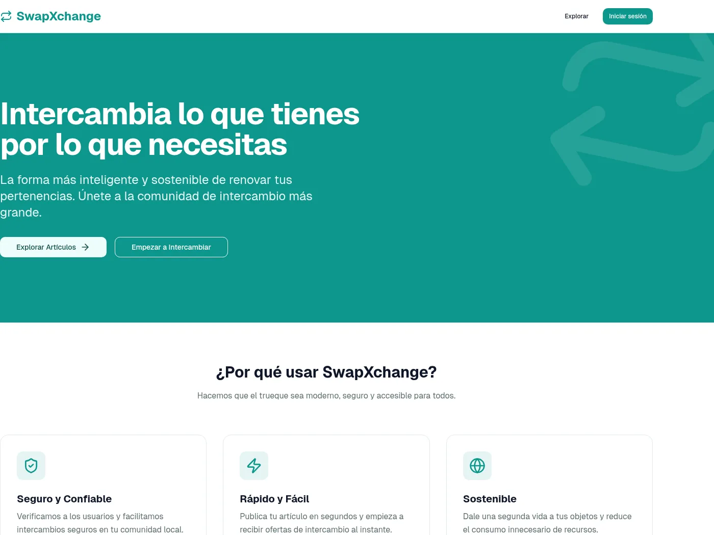 SwapXchange App