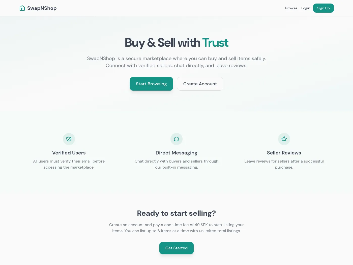 SwapNShop Marketplace