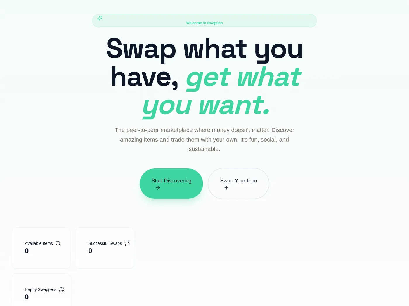 Swaptico Marketplace