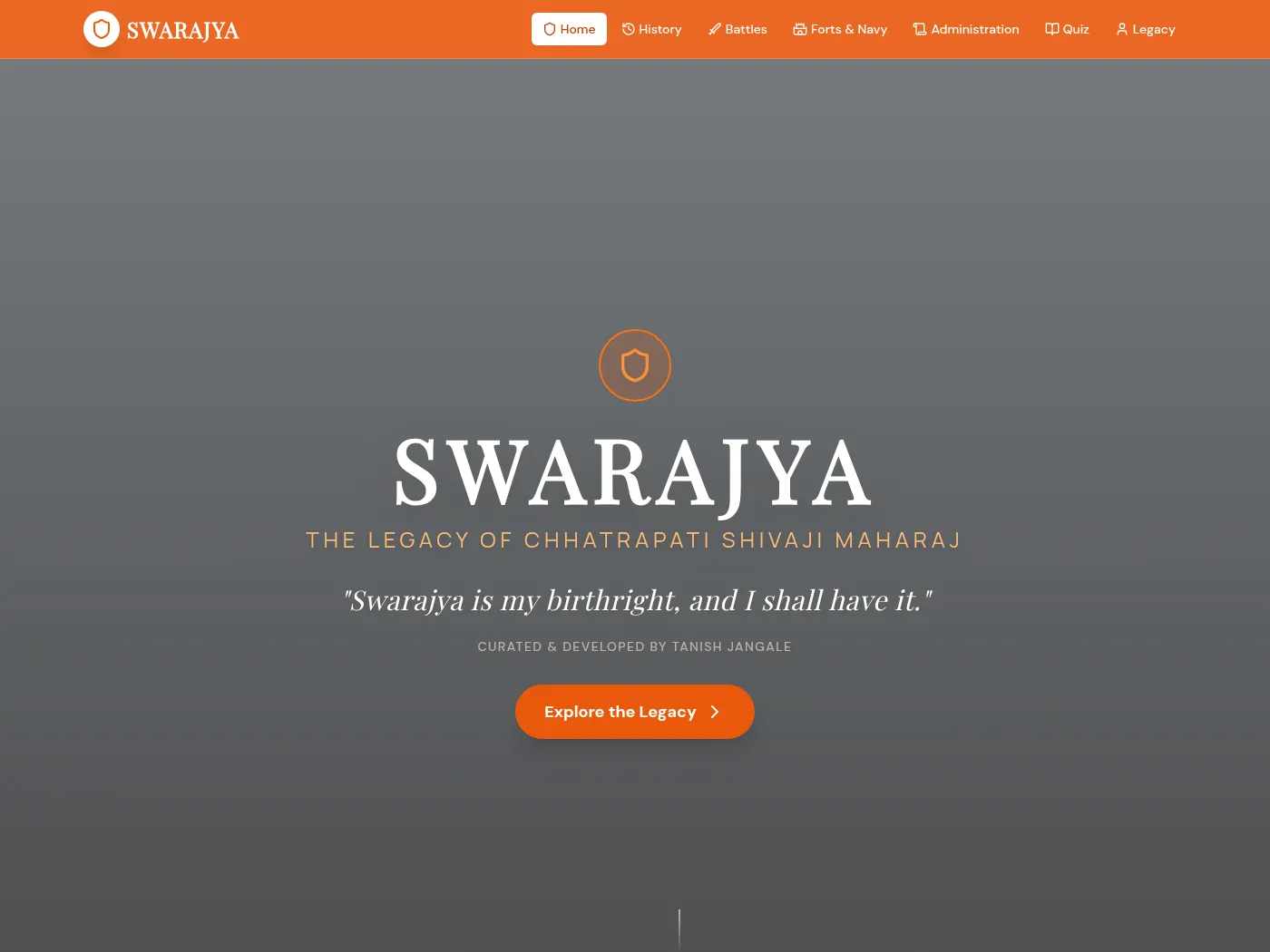 Swarajya History Site
