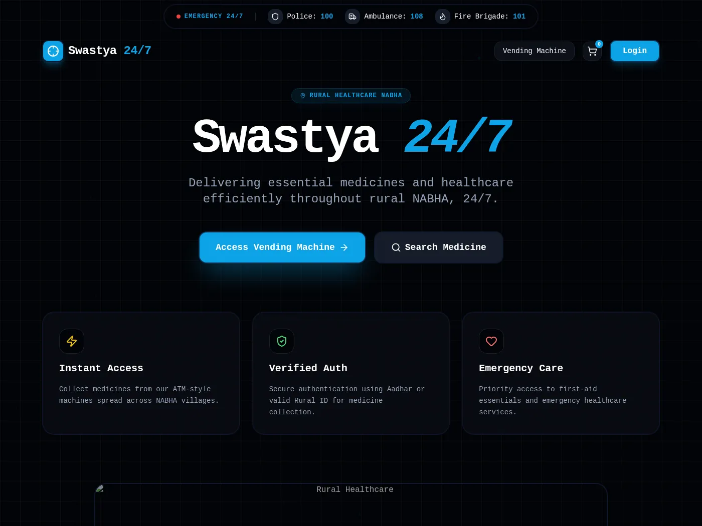 Swastya 24/7 Portal