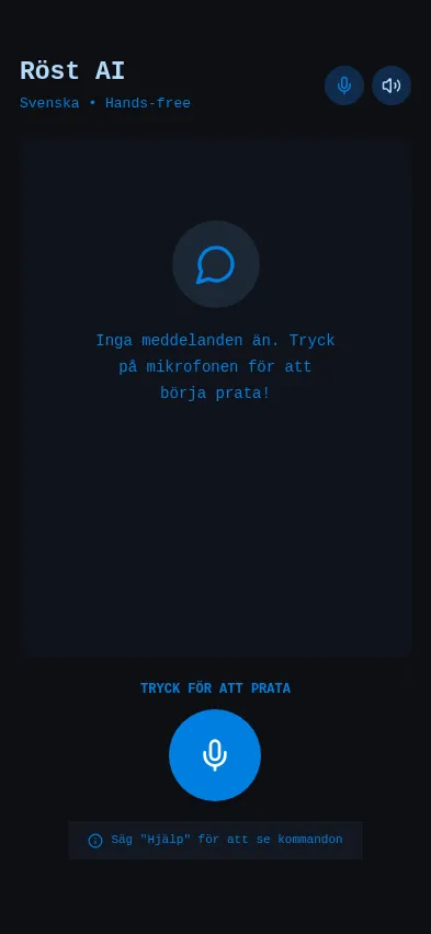 Swedish Voice AI Chat
