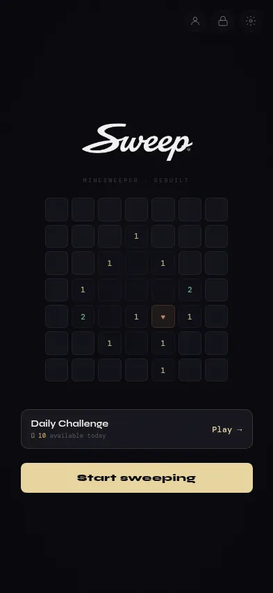 Sweep Minesweeper Deluxe