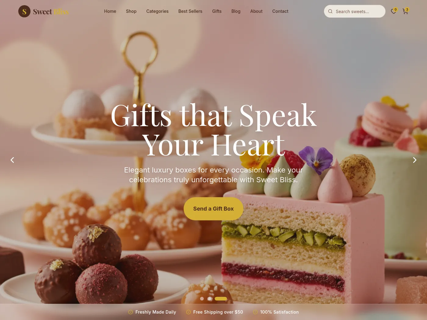Sweet Bliss E-Commerce