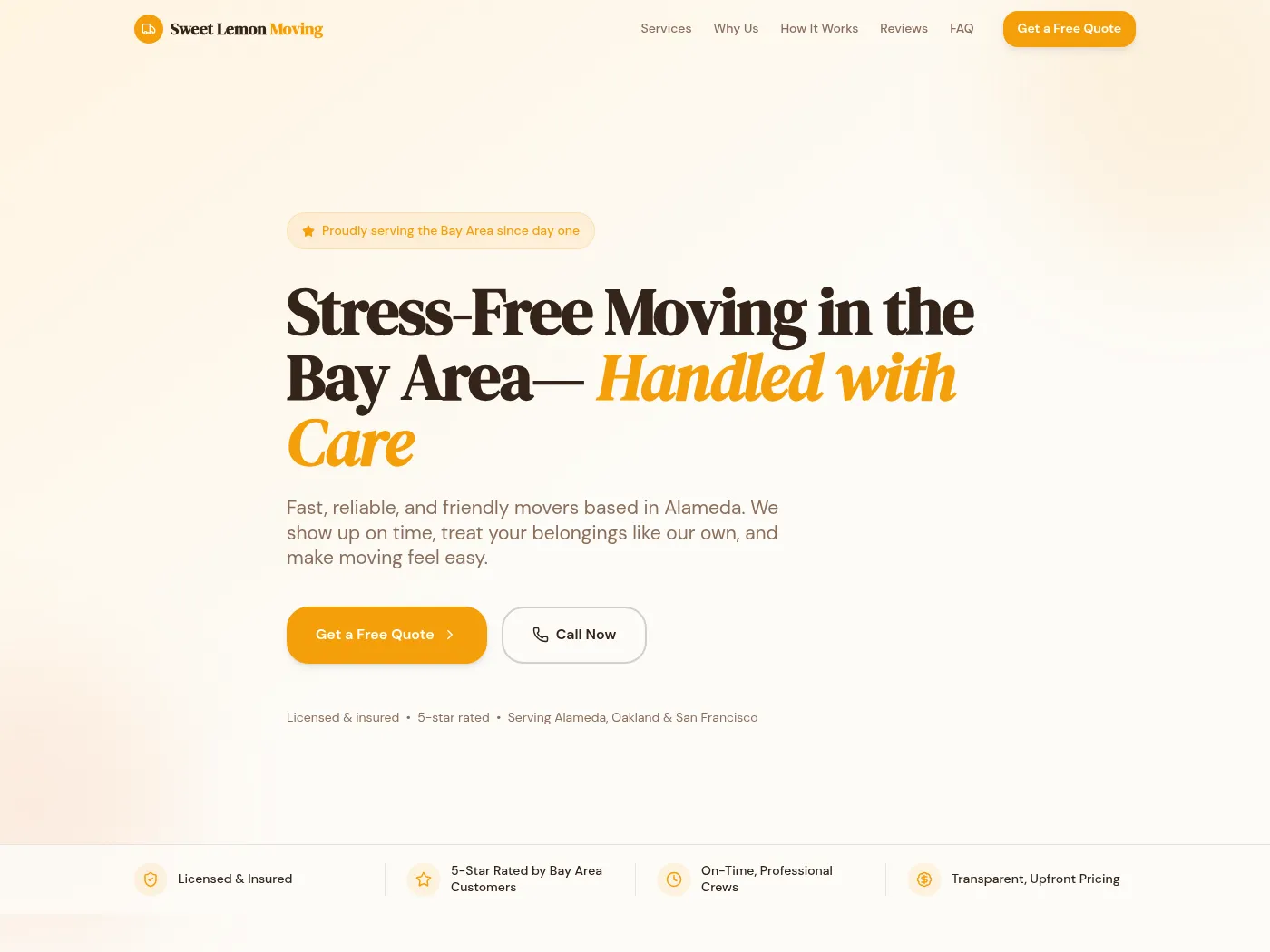 Sweet Lemon Movers Site