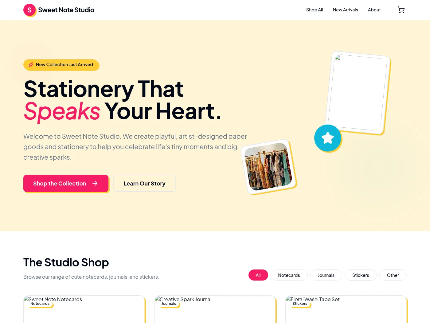 Sweet Note Studio Shop