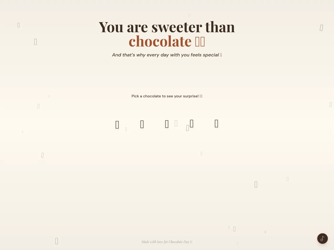 Sweeter Than Chocolate