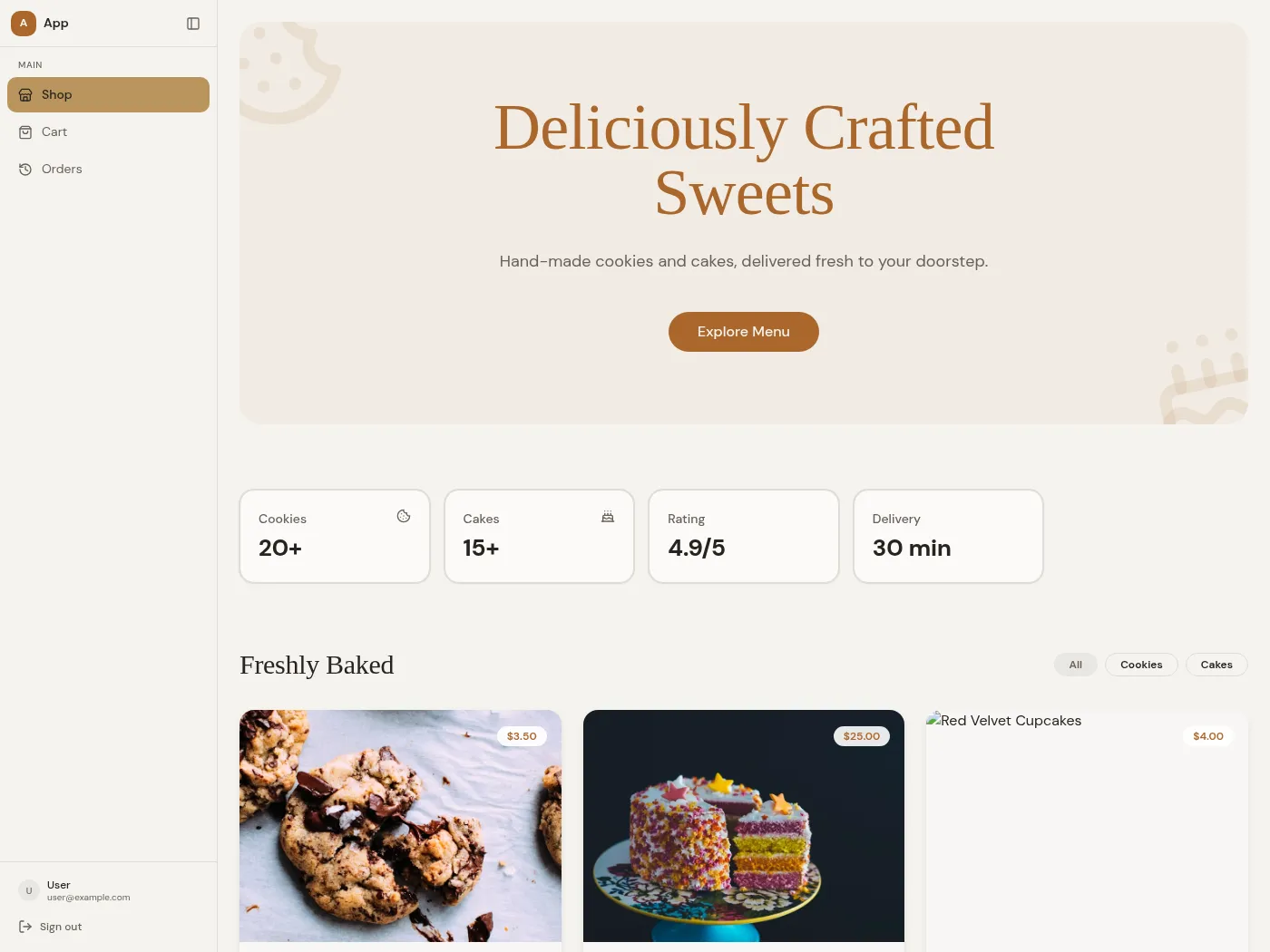 SweetTreats Store