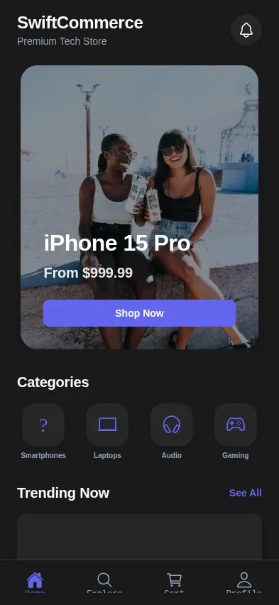 SwiftCommerce App