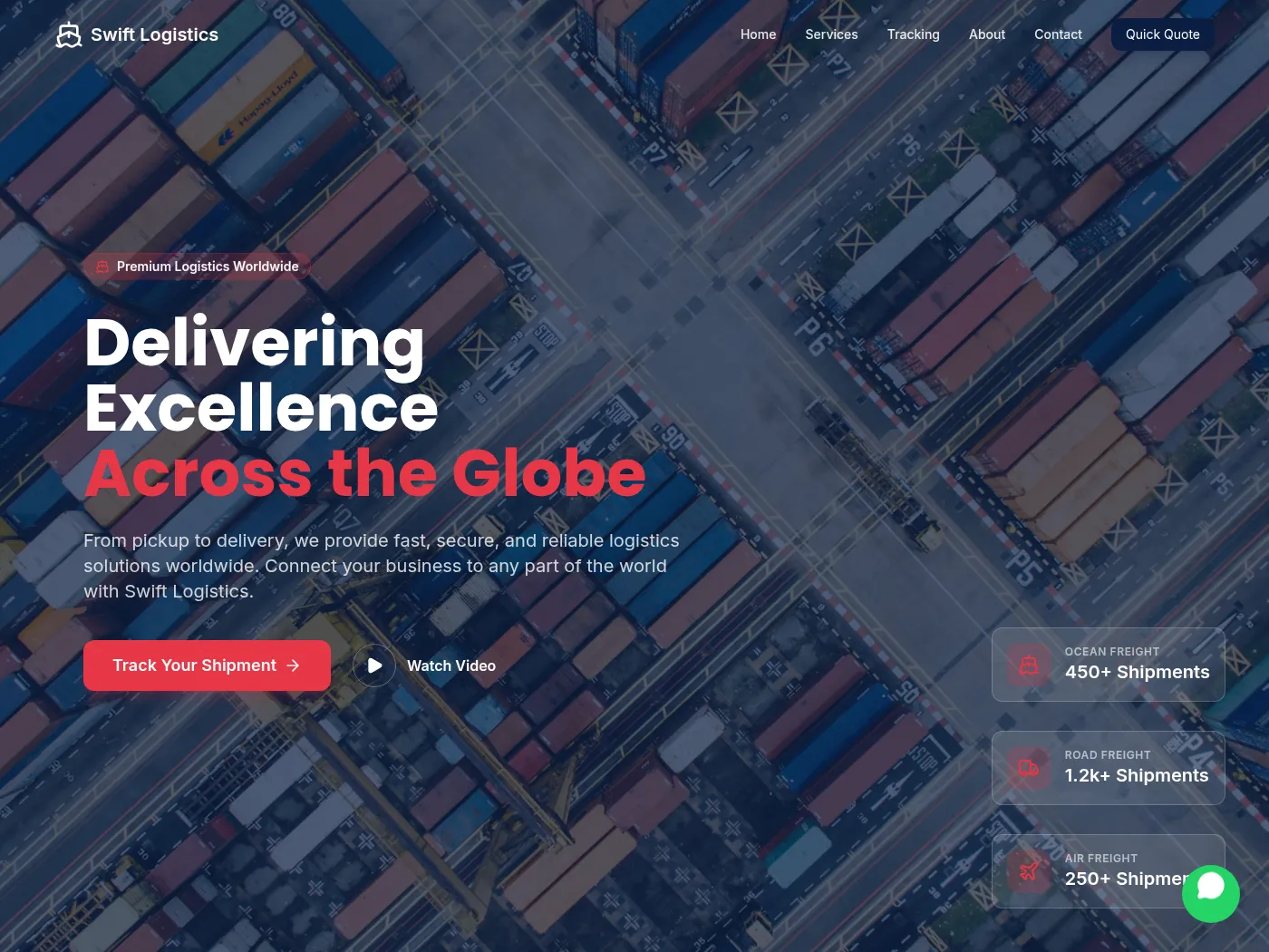 Swift Logistics Website